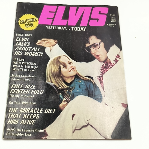 Elvis | Other | Elvis Yesterday Today Elvis Presley Priscilla Photo ...